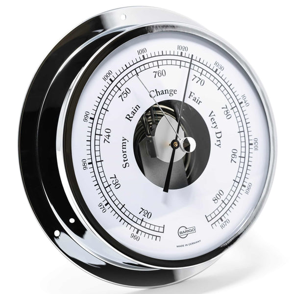 Barigo Viking 155mm – Chrome-Barometer & Ships Clock-combo - Barometers ...
