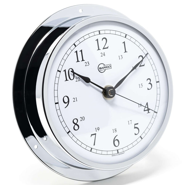 Premium Barometer & Ships Clock Combo - Nautical Marine Instruments ...