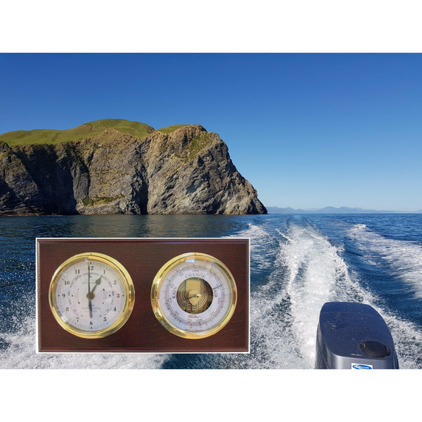Barometer & Tide Clock Combination made in Germany - Barometers&Clocks